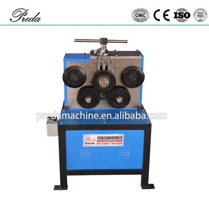 Electric angle iron bending machine - Preda Machine - ductline